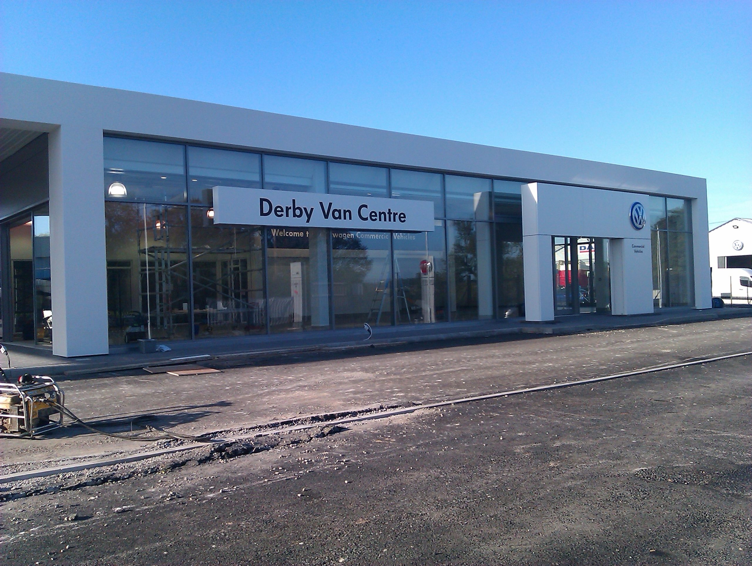 VW Van Centre, Derby – Sherwood Aluminium Systems Ltd.